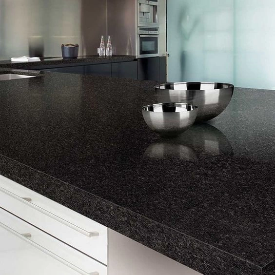 Granito Negro San Gabriel para decoración de interiores - Gramar